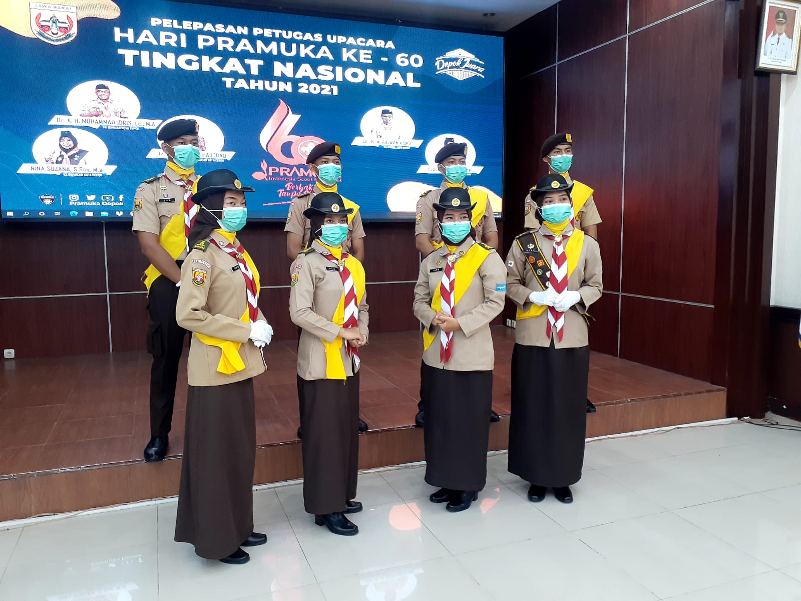 Pramuka SMKN 4 Depok Menjadi Bagian Dari Petugas Apel Besar Hari ...